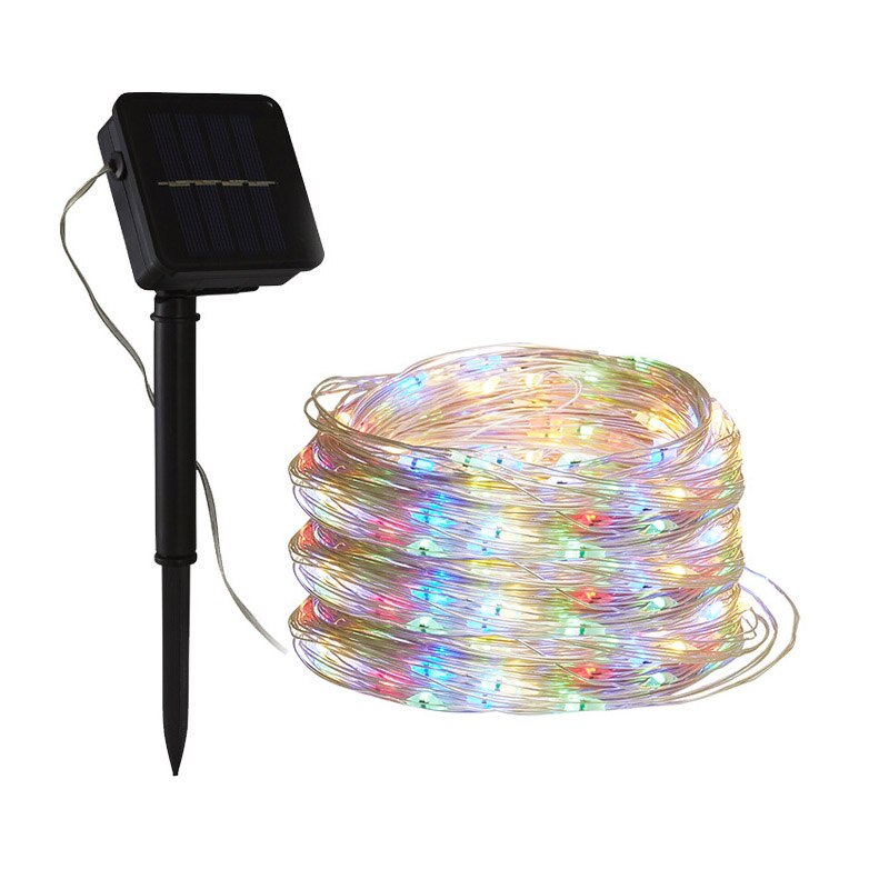 Led solar ljus vattentät fairy girlander ljus stri... – Grandado