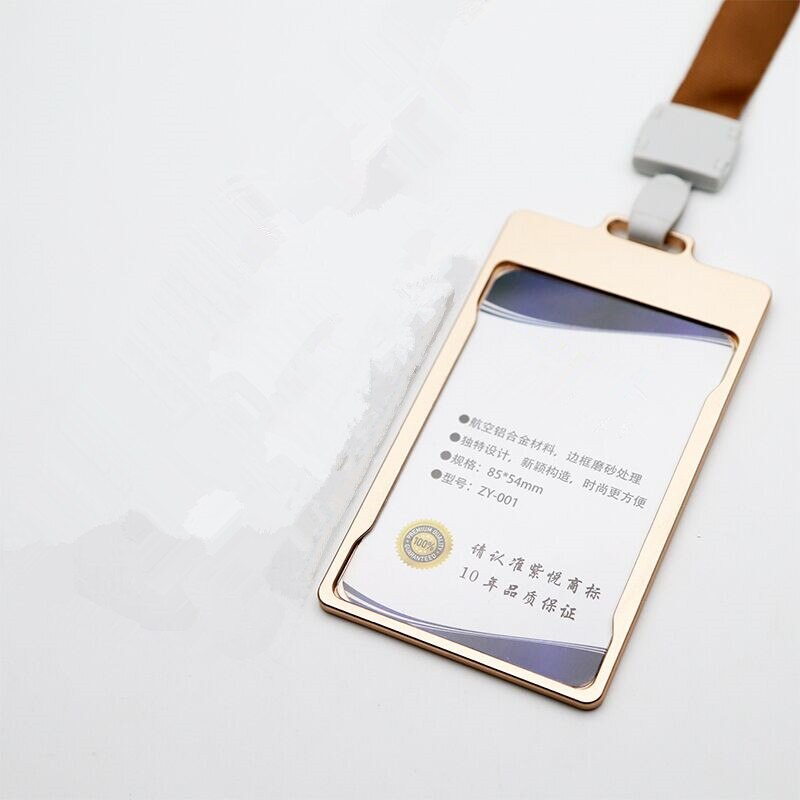 Aluminium Alloy Work Id Card Badge Holder With Lan... – Grandado
