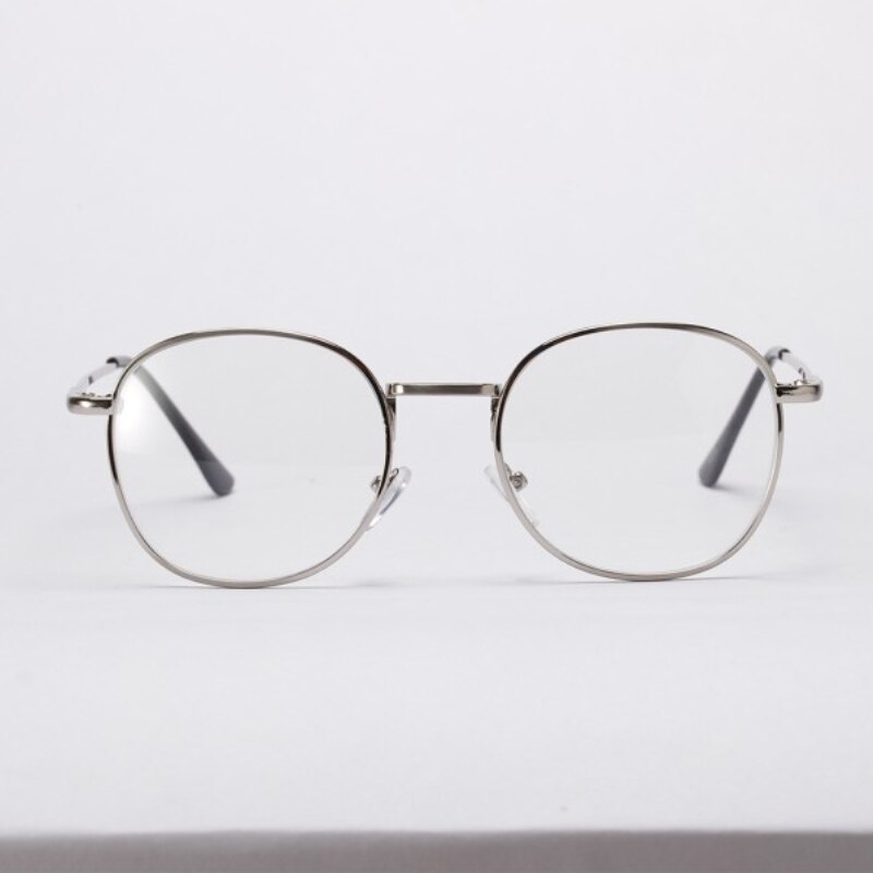 Vintage Transparent Lens Metal Eyeglasses Frame Wo... – Vicedeal