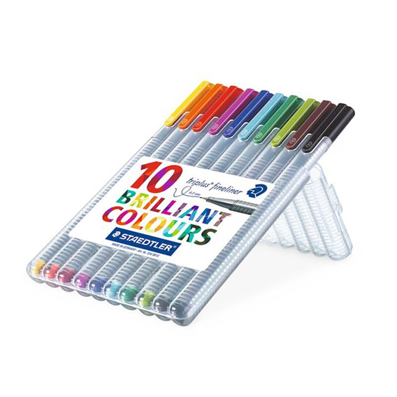 Staedtler Triplus Fineliner 334 Black Fine Tip Fel... – Grandado