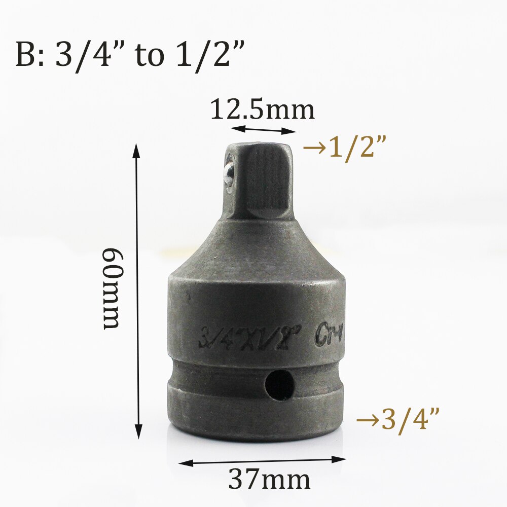 Heavy Duty Impact Socket Ratchet Converter Adapter... – Grandado