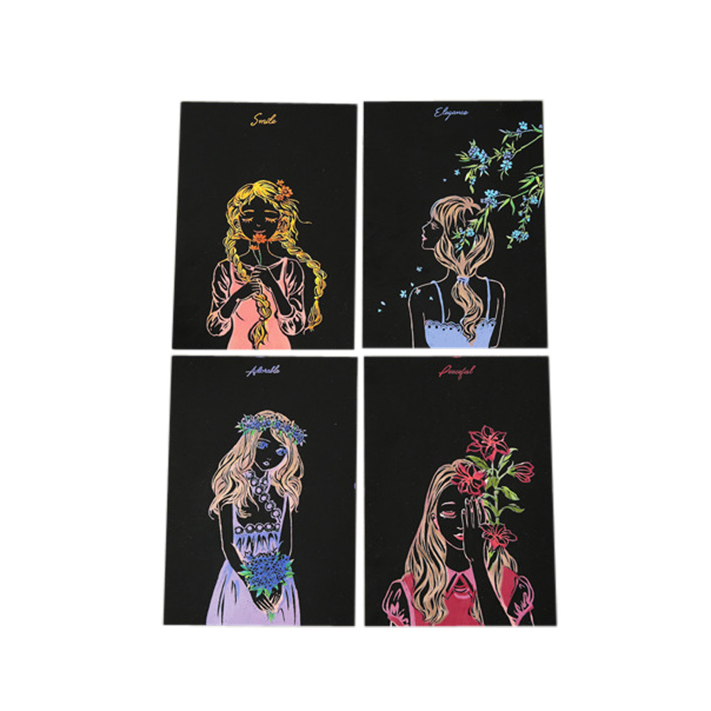 Puzzle Magic Scratch Art Painting Paper With Drawi... – Vicedeal