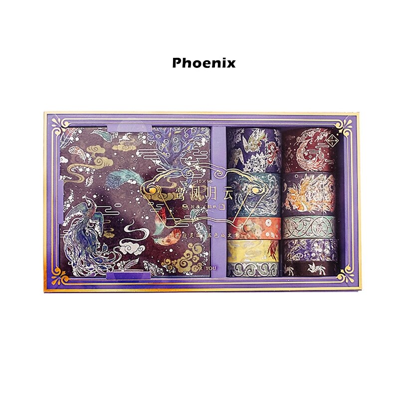 Luxury Chinese Original Washi Tape Set Phoenix Pal... – Grandado