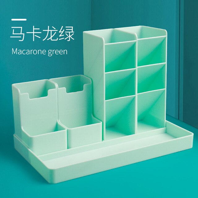 Student Desktop Marker Organizer Storage Box Brush... – Grandado