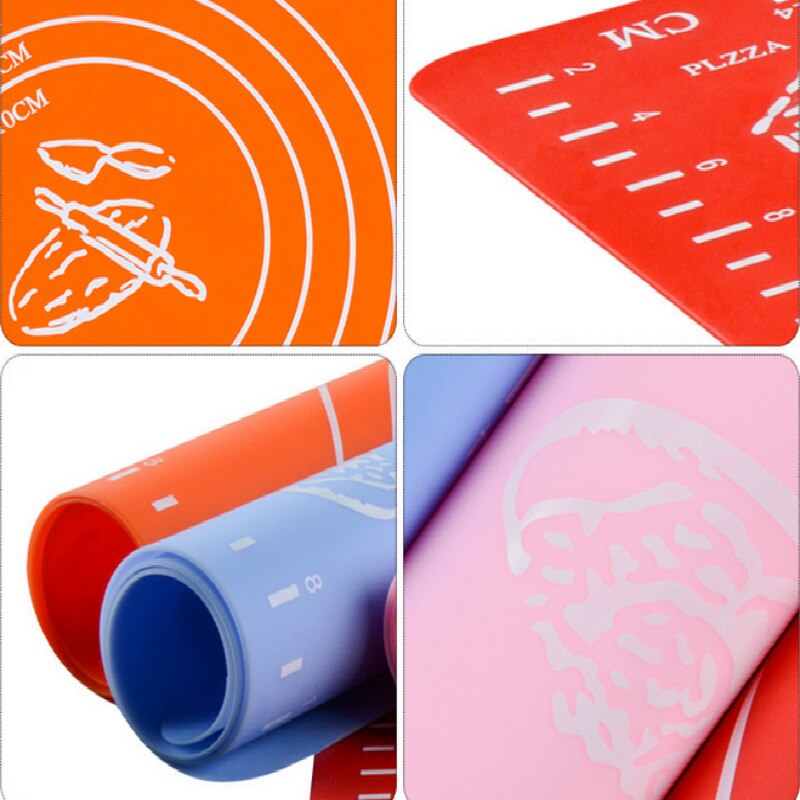 Silicone Cake Dough Rolling Cut Mat Fondant Clay P... – Grandado