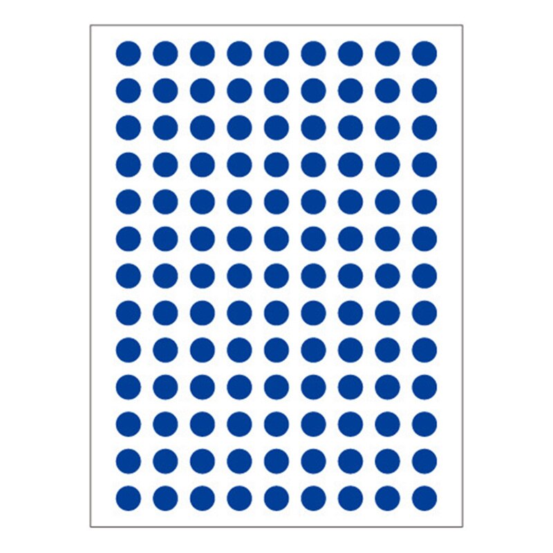 12 Sheets/Pack 6Mm Ronde Dot Kleur Label Zelfkleve... – Vicedeal