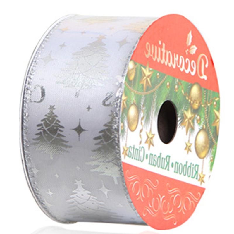 1.5 Inch Brede Kerstmis Polyester Lint Met Glanzen... – Vicedeal