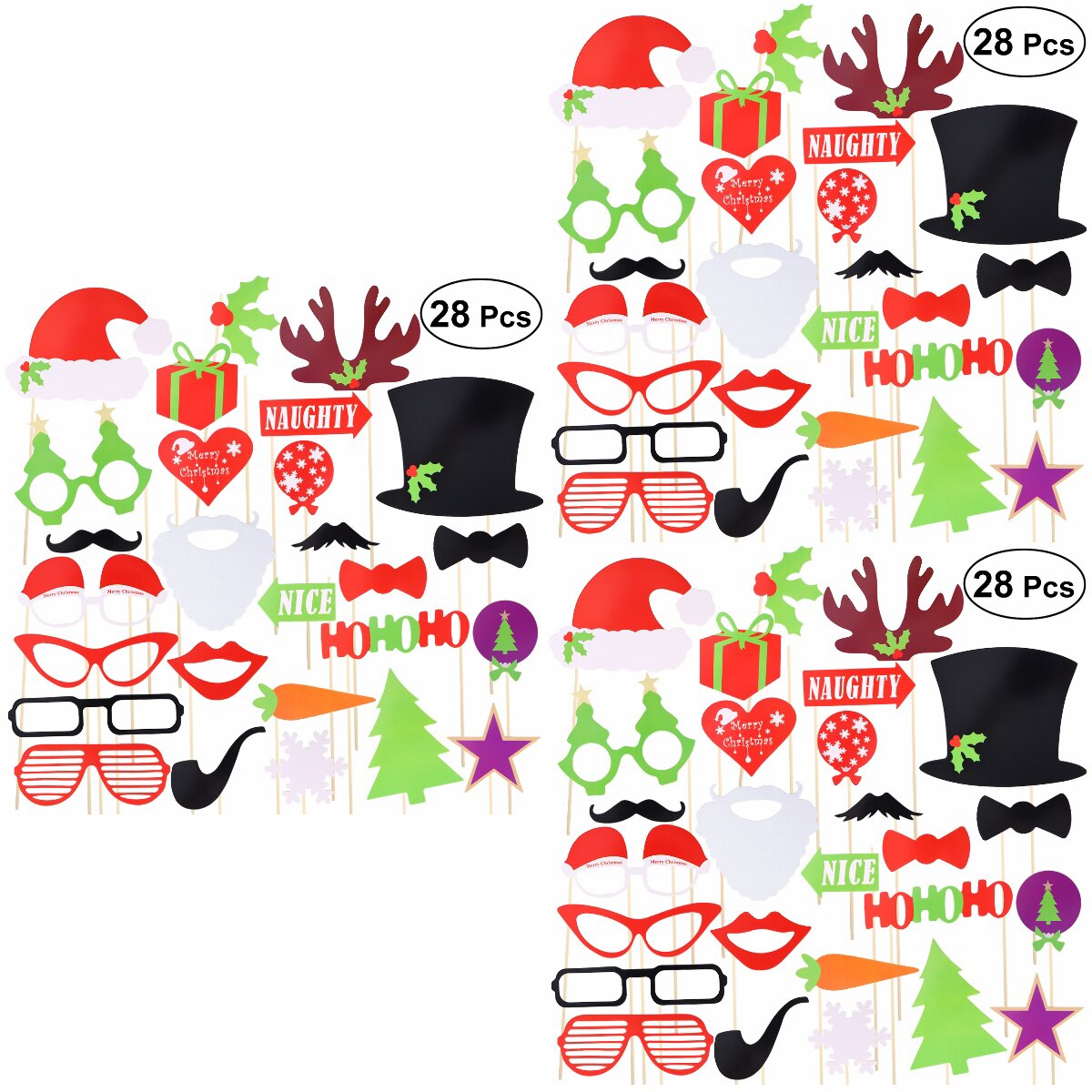 84 Pcs Christmas Party Photo Booth Props Posing Pr... – Vicedeal
