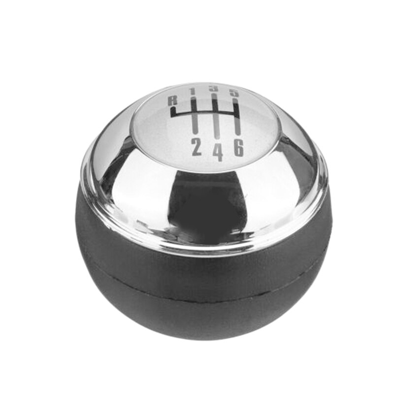 6 Speed Manual Gear Shift Knob Shifter Chrome for ... – Grandado