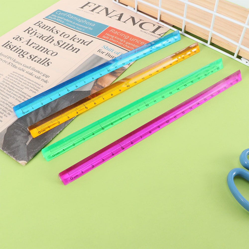 1Pcs Ruler Synthetic Quartz Metal Scale Transparen... – Vicedeal