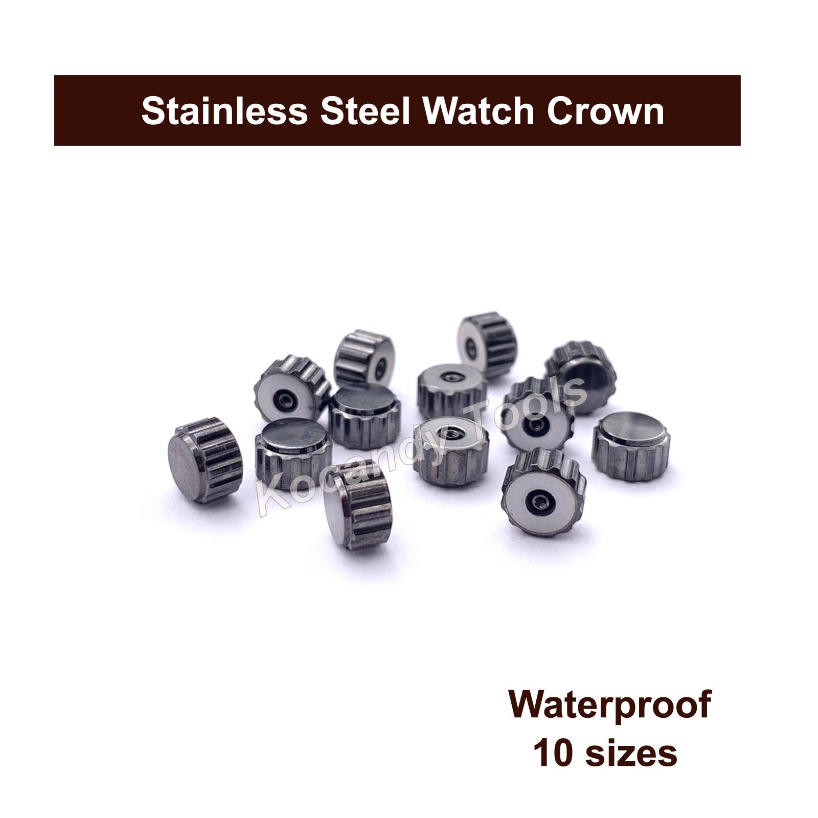 Waterproof Watch Crown Parts Replacement Assorted ... – Vicedeal