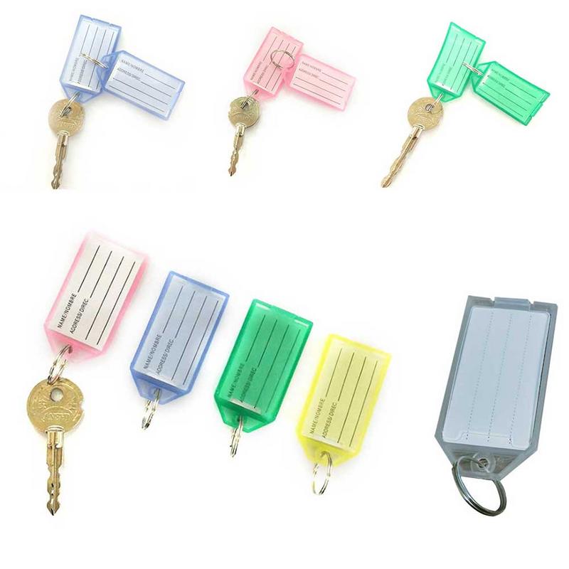 20PCS Colored Plastic Key Ring Classification Tag ... – Grandado
