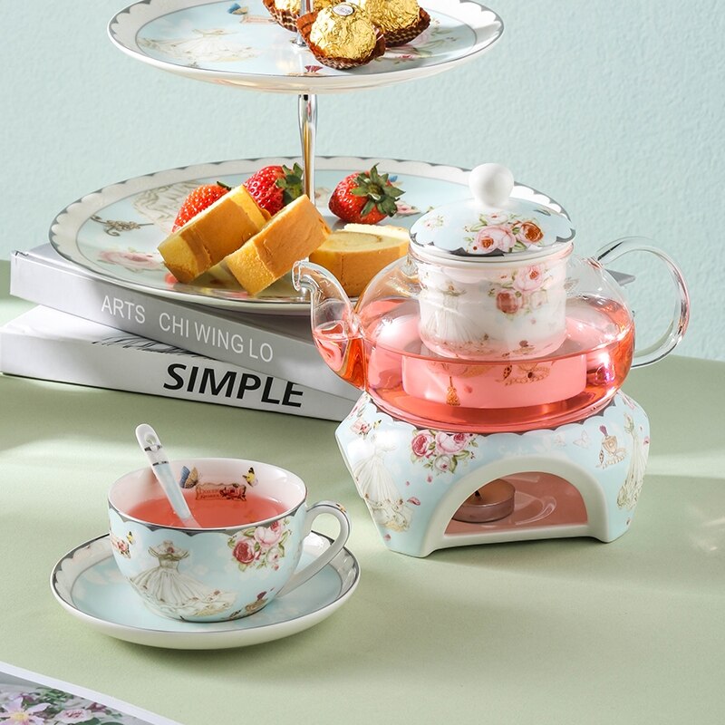 Romantic Household Flower Tea Teaware Coffee Set H... – Grandado