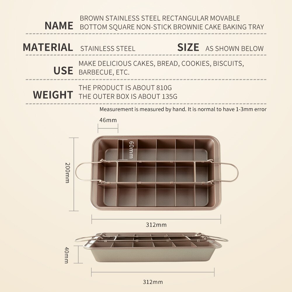 Professionelle Backformen Schokolade Kuchen Form 1... – Grandado