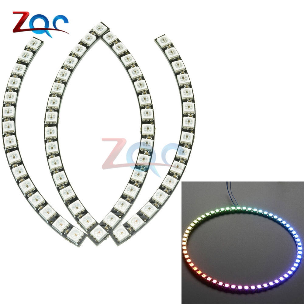 60 Bits Digitale WS2812 RGB LED Ring Volle Farbe H... – Grandado