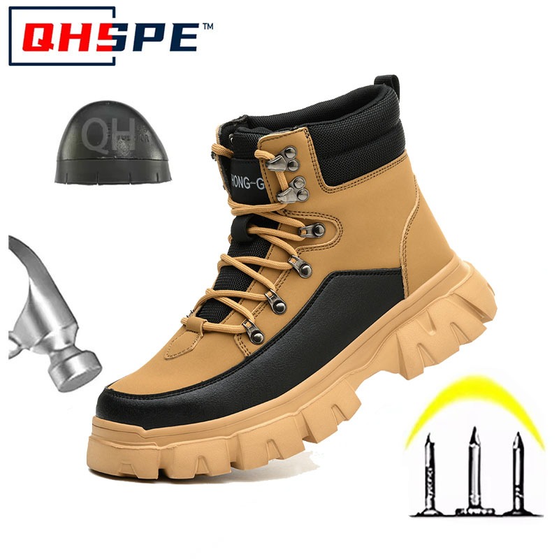 Steel Toe Work Hiker Boots Anti-puncture Protectio... – Grandado
