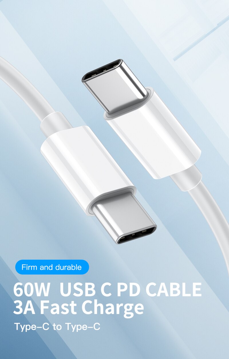USB Typ C auf USB Typ C Kabel 60W PD schnelle lade... – Vicedeal