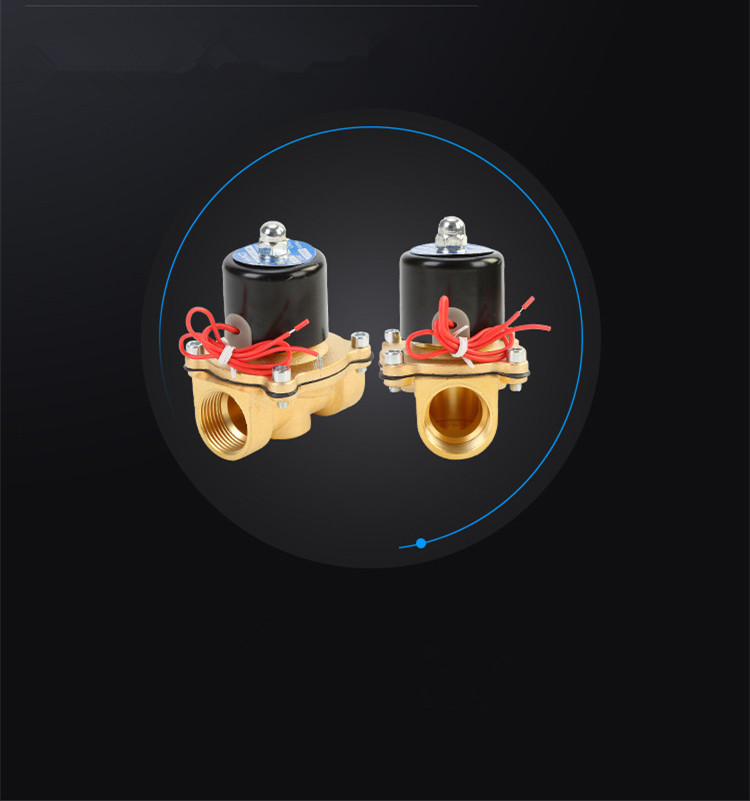 DN25 All copper valve body Two-way water valve 2W2... – Grandado