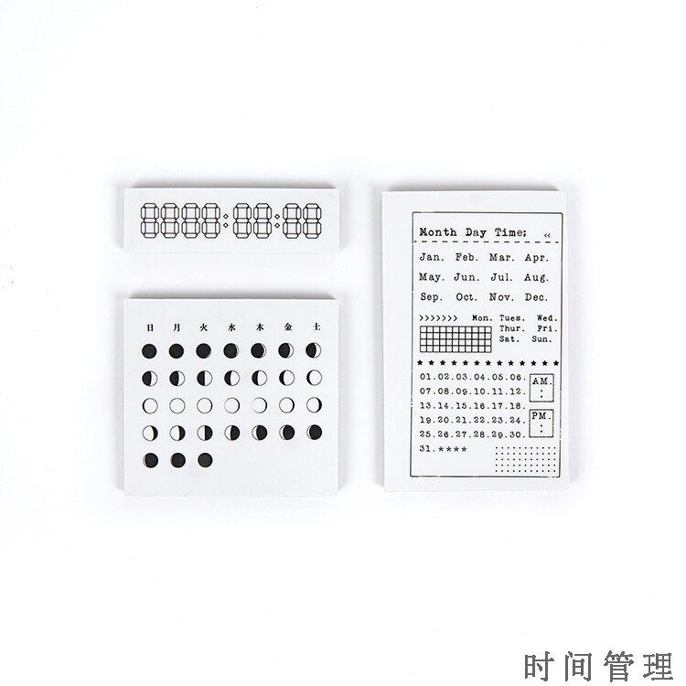 Vintage Time Planner Rubber stamp Daily/Memo/Recor... – Vicedeal