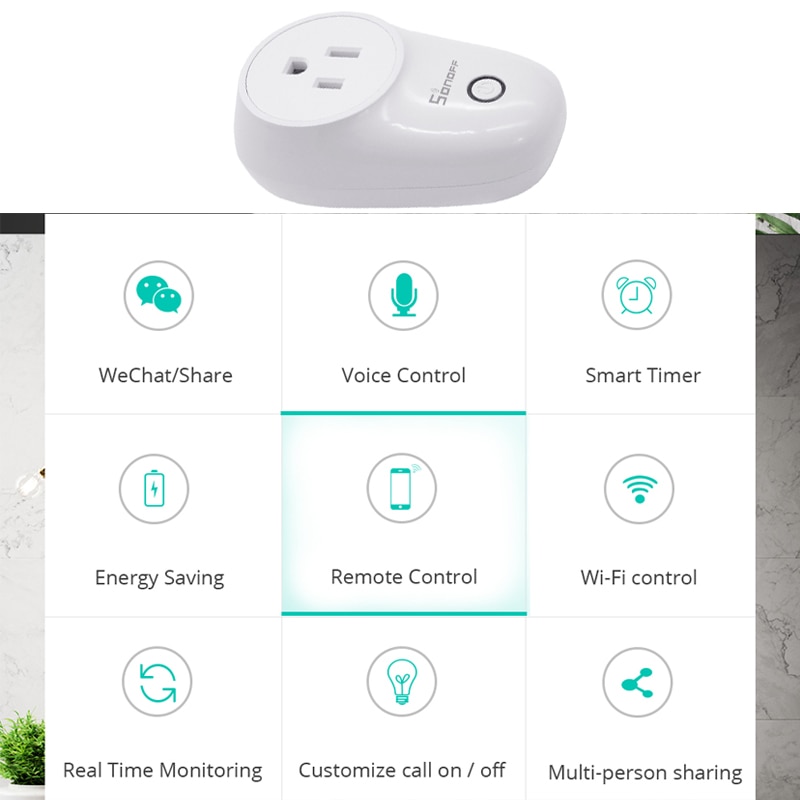 SONOFF S26 EU Basic WIFI Smart Plug Power Socket L... – Grandado