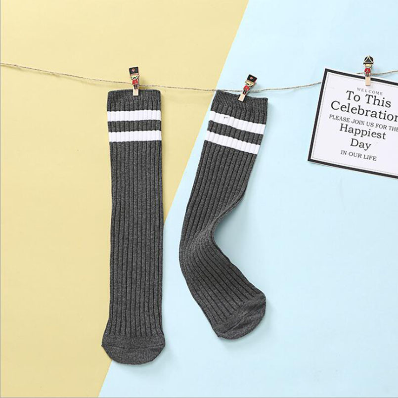sailor style boys socks autumn winter 2 white stri... – Grandado