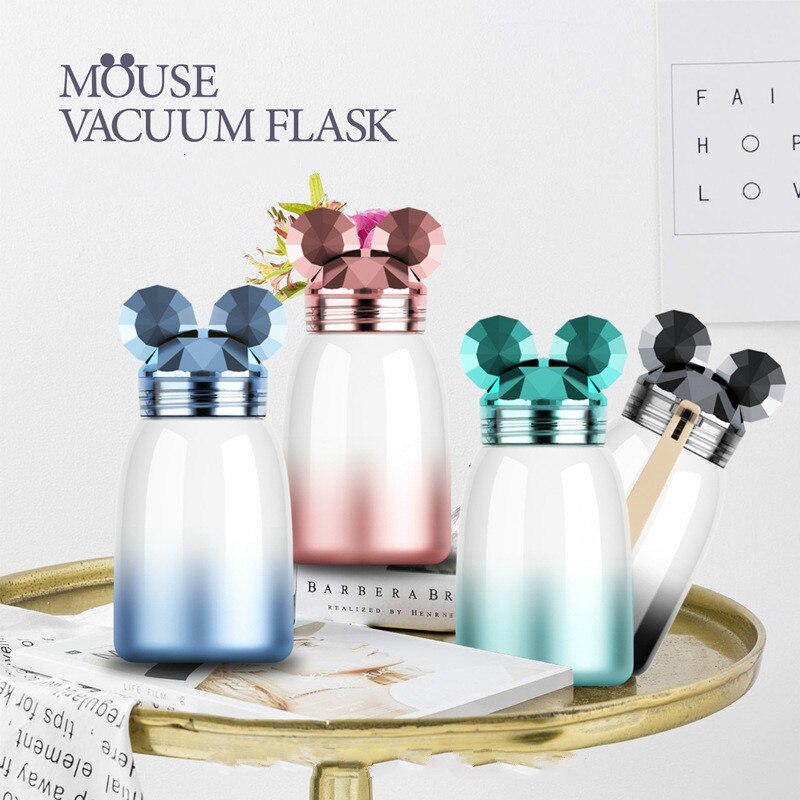 Meisjes Leuke Water Bottl Rvs Koude Cola Fles Dubb... – Vicedeal