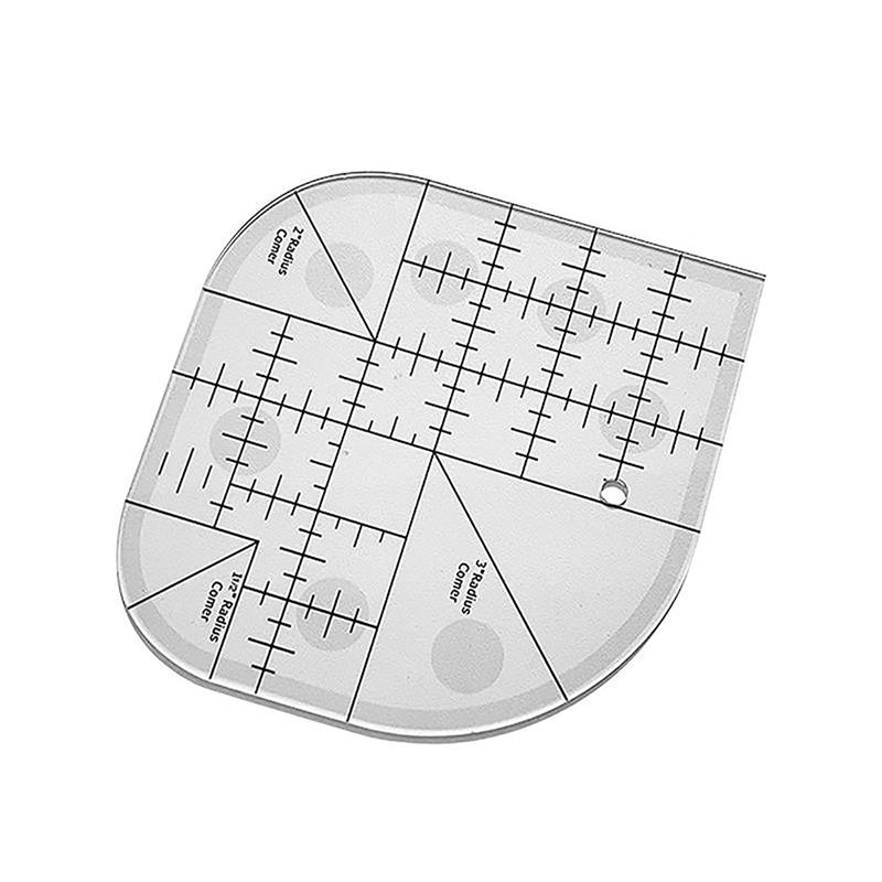 Acryl Naaien Gebogen Hoek Cutter Heerser Naaien Pa... – Vicedeal