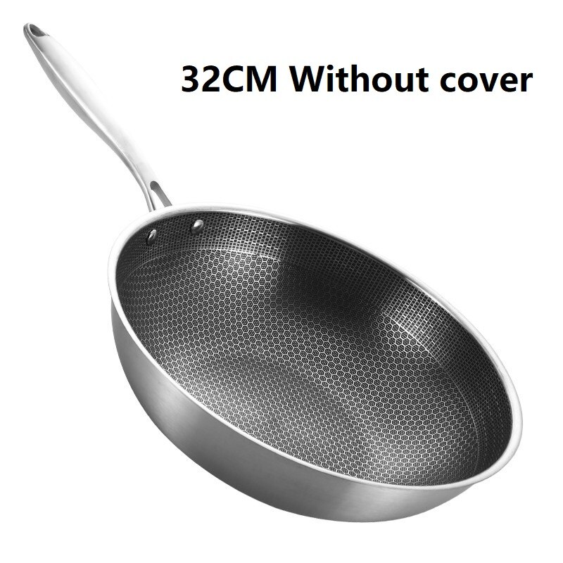 Nonstick Skillet Thick Honeycomb Handmade Stainles... – Vicedeal