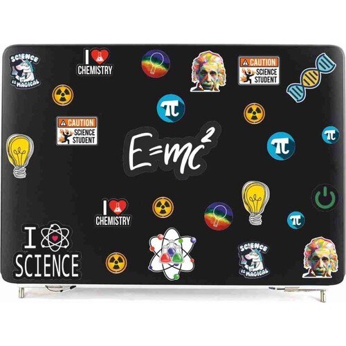 Laptop Science Sticker Set – Vicedeal