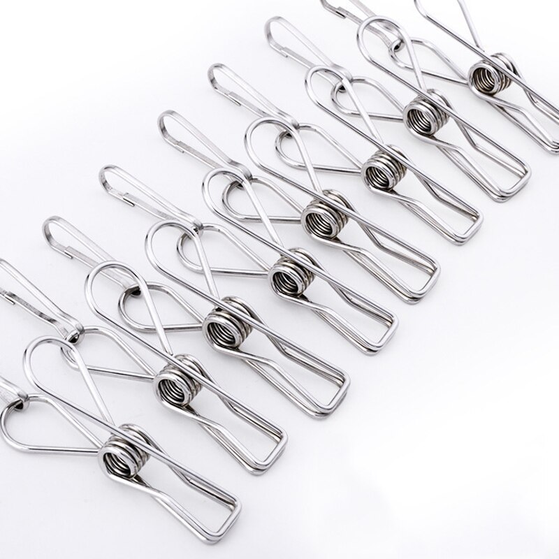 100/50 Pcs Multipurpose Roestvrij Stalen Clips Kle... – Vicedeal