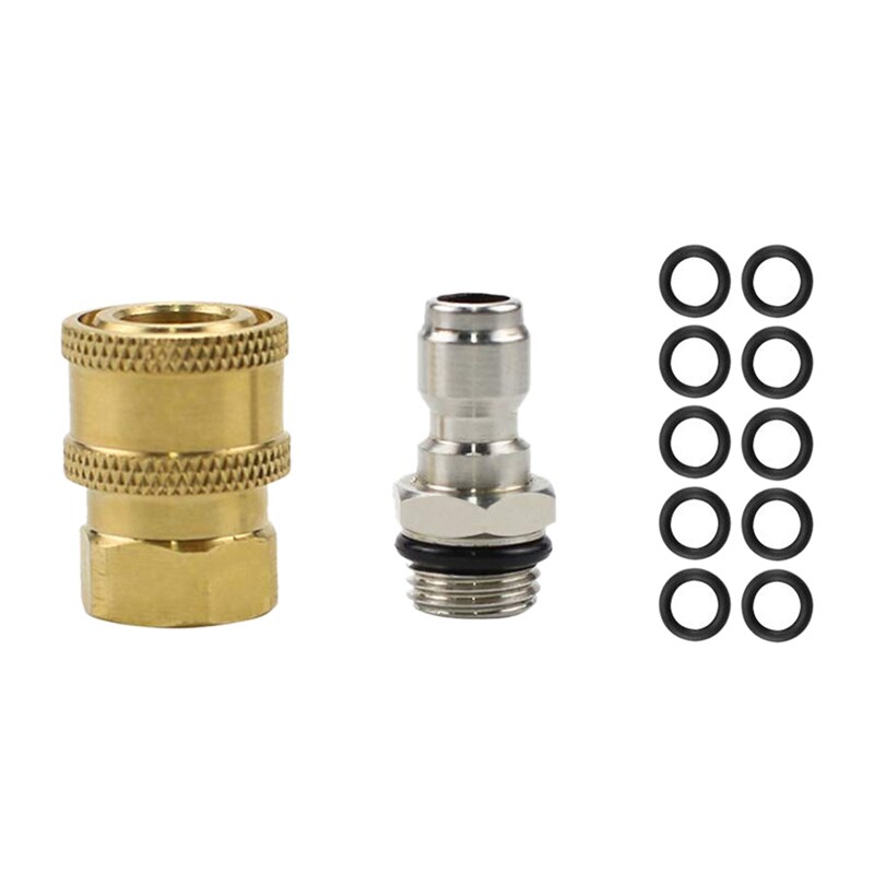 12pcs Quick Connector Adapter Stainless Steel Ferr... – Grandado