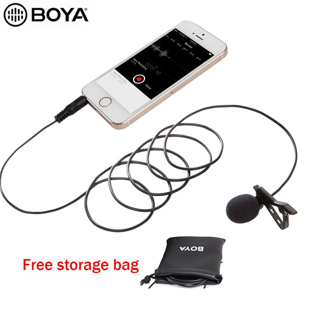 BOYA BY-M1DM/M1/LM10 Audio Video Record Lavalier M... – Grandado