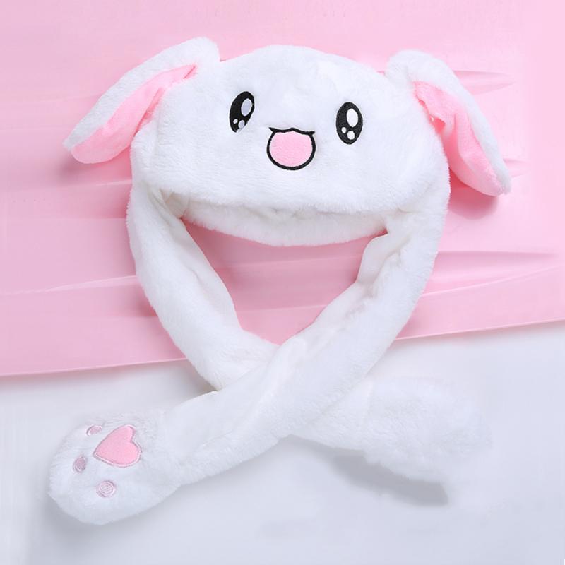 Women's Cute Hat Plush Can Moving Bunny Ears H... – Grandado