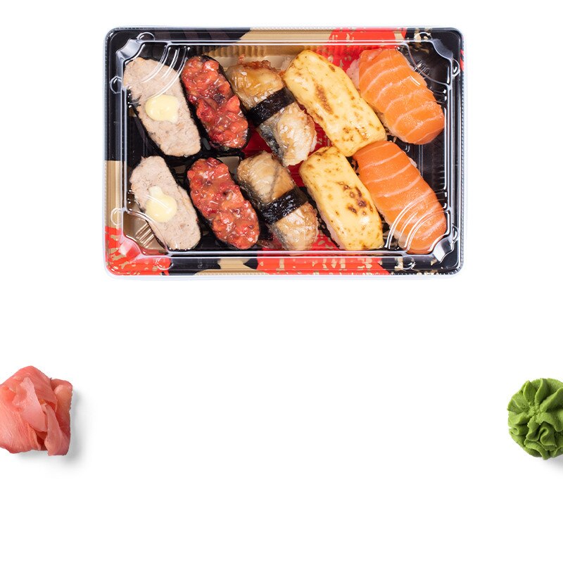 50pcs Japanese Disposable Sushi Packing Box Lunch ... – Grandado