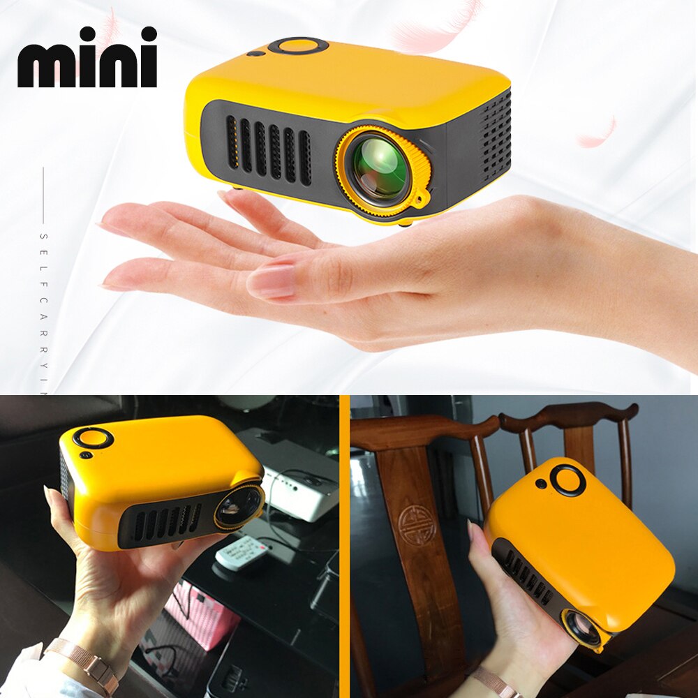 A2000 Mini Draagbare Projector 800 Lumen Ondersteu... – Vicedeal