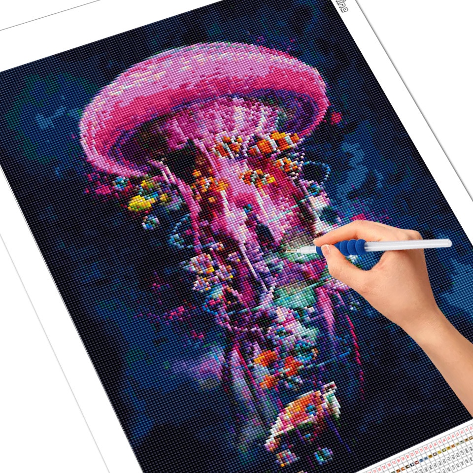 Evershine 5D DIY Diamond Embroidery Jellyfish Cros... – Grandado