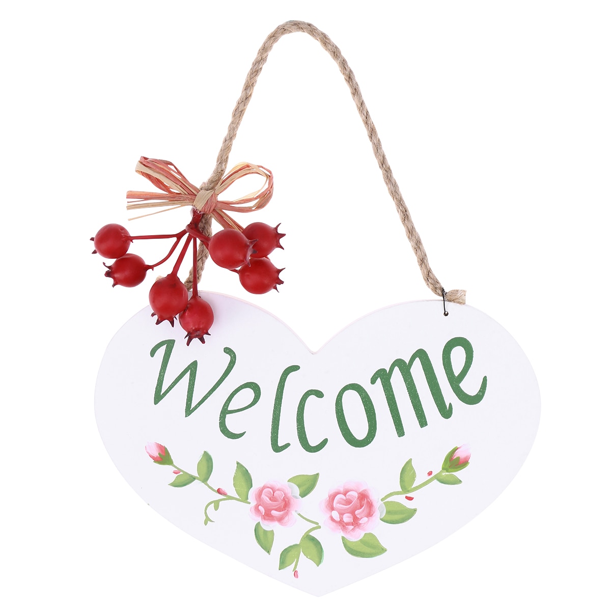 WELCOME Hanging Sign Decorations Wood Hanging Beau... – Grandado