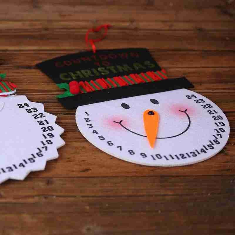 1pc Christmas Advent Calendar Santa Snowman Countd... – Grandado