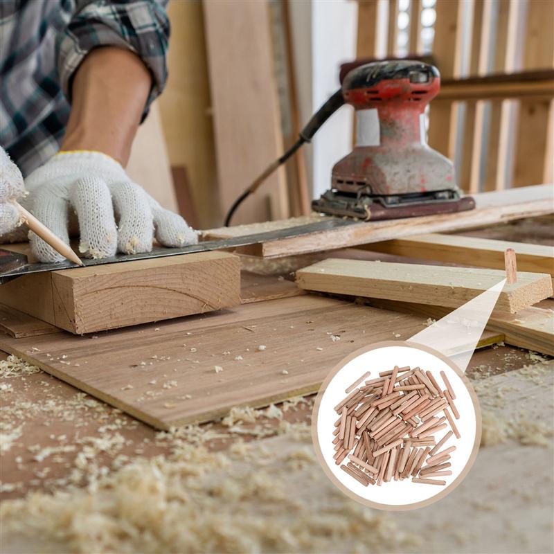 300 Pcs Wooden Needle Round Craft Wood Pin Nail We... – Grandado