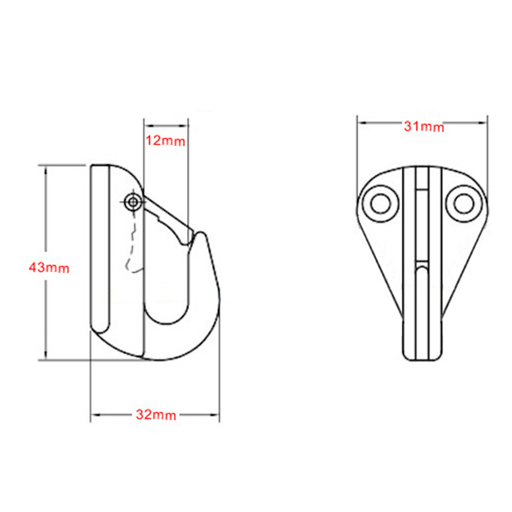 Boat Stainless Steel Marine Grade Spring Hook Fend... – Grandado