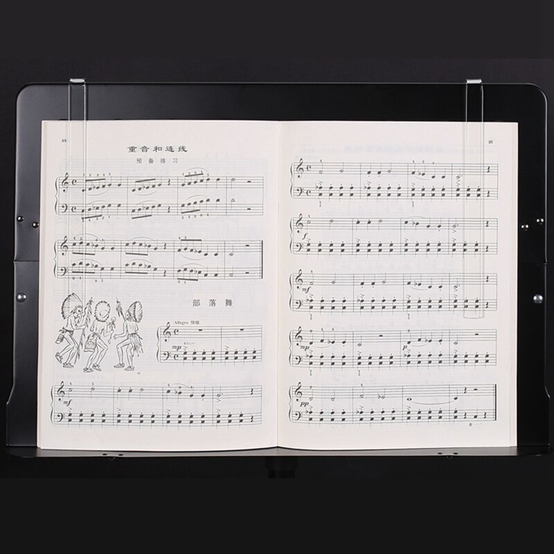 2 Stuks Muziek Clips Muziek Boek Stand Pagina Hold... – Vicedeal