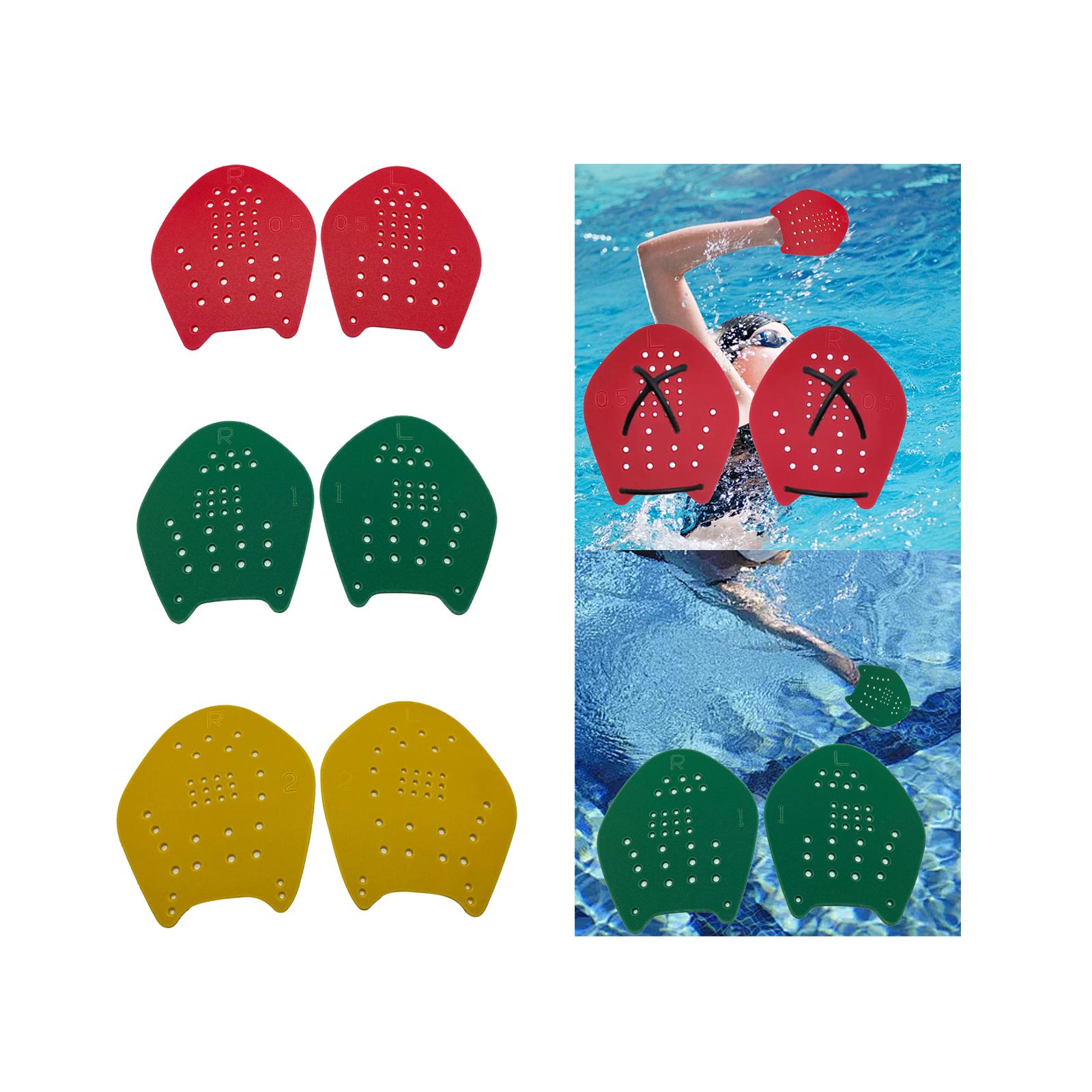 Swim Paddles for Lap Swimming Swimming Hand Paddle... – Grandado