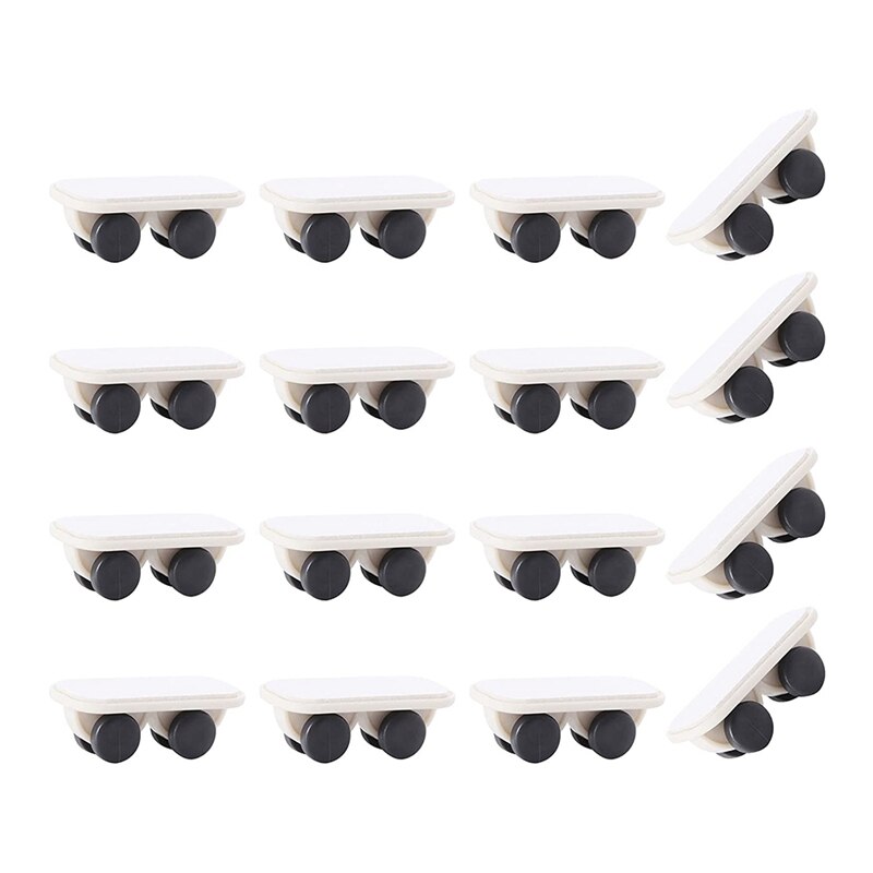 16Pcs Self Adhesive Caster Wheels Heavy Duty Stick... – Vicedeal