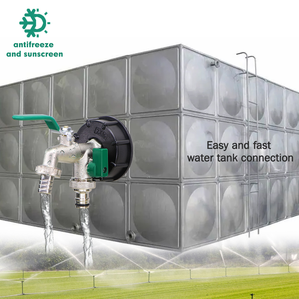 1/2'' x 3/4'' 16mm Tank Tap 1000L S60 IBC Faucet C... – Grandado