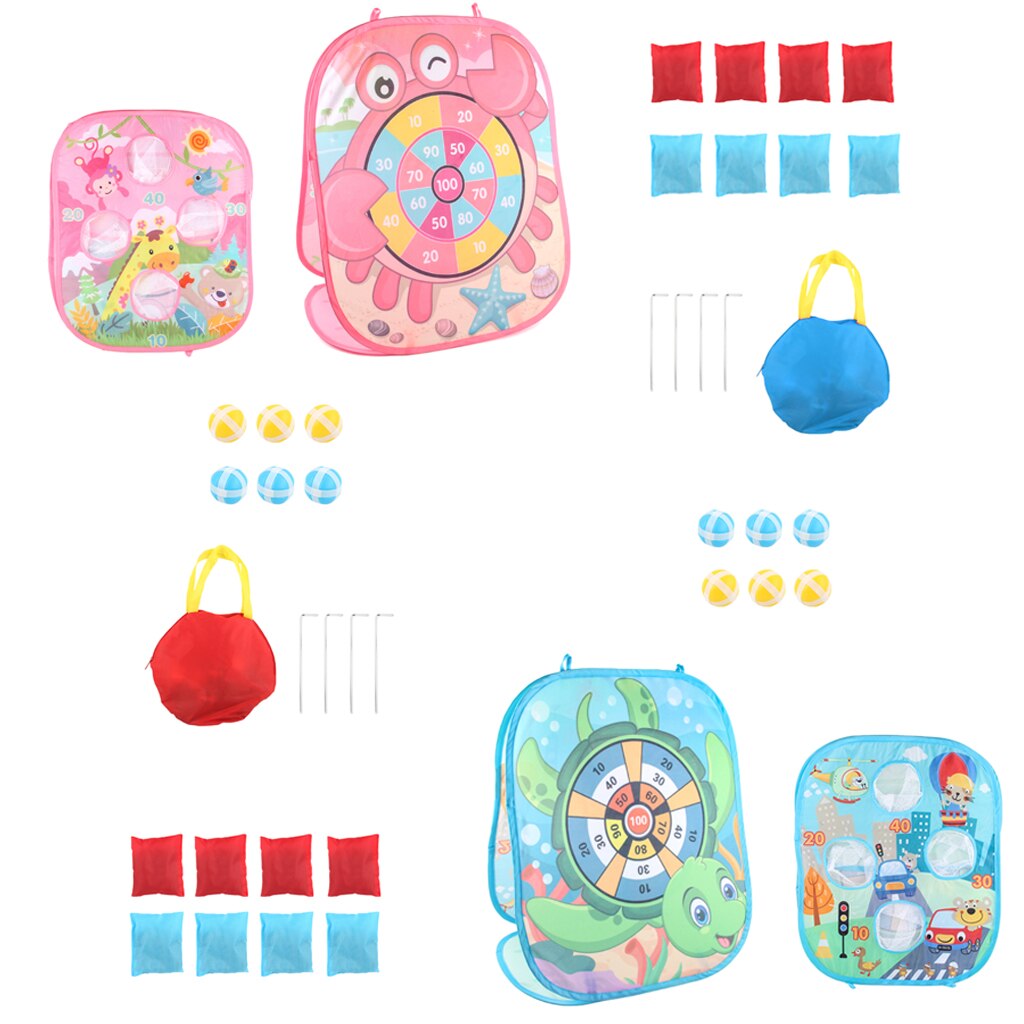 Portable Sand Bag Toss Game Corn Holes Cornhole Bo... – Grandado