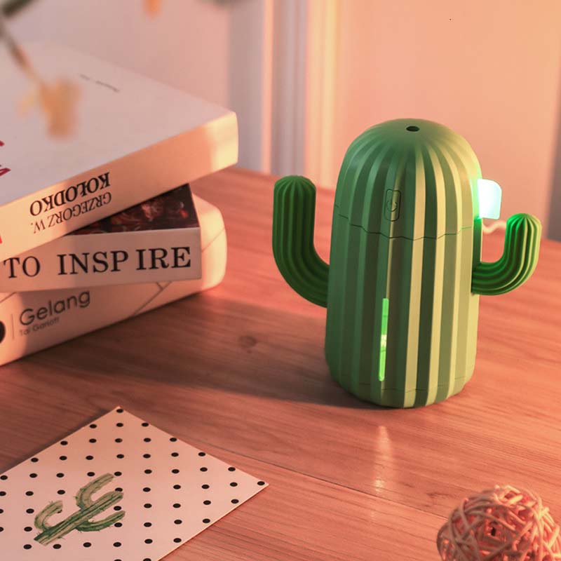 340Ml Usb Cactus Luchtbevochtiger Aromatherapie Di... – Grandado