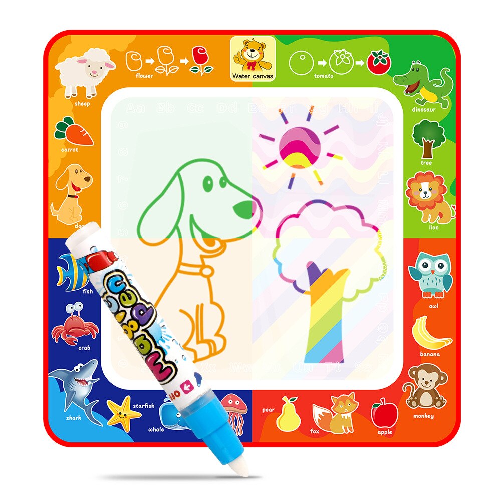 29*29cm Magic Water Drawing Doek Doek Met Doodle S... – Vicedeal