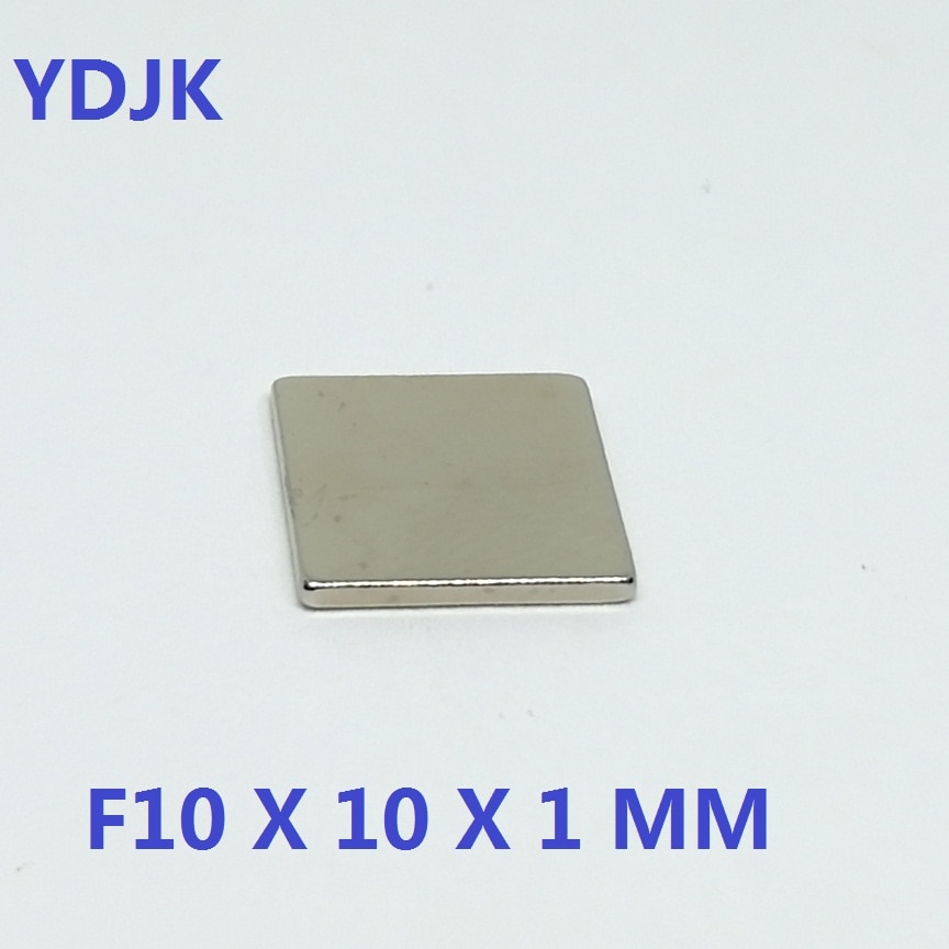 100pcs/lot N35 Rectangular magnet 10x10x1 NdFeB ma... – Vicedeal
