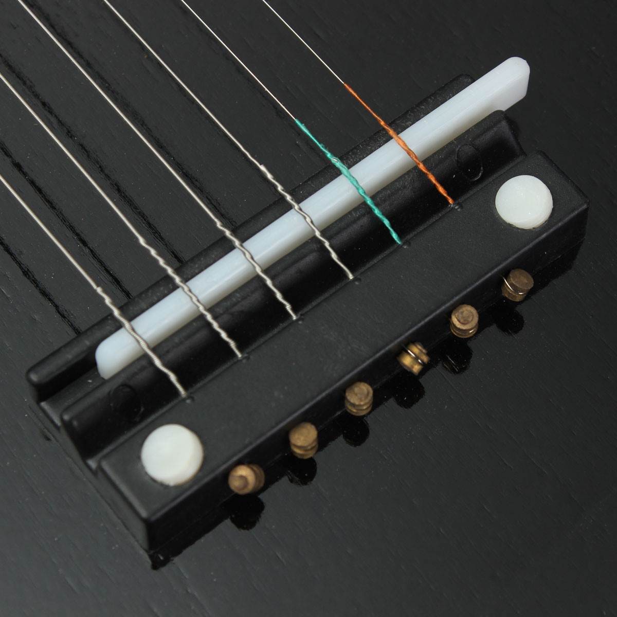 23'' Black 6 String Beginner Wood Acoustic Guitar with Pick + Wire for ...