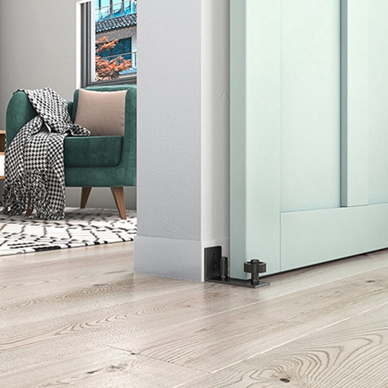 2PCS Adjustable Floor Rails Sliding Door Floor Rol... – Grandado